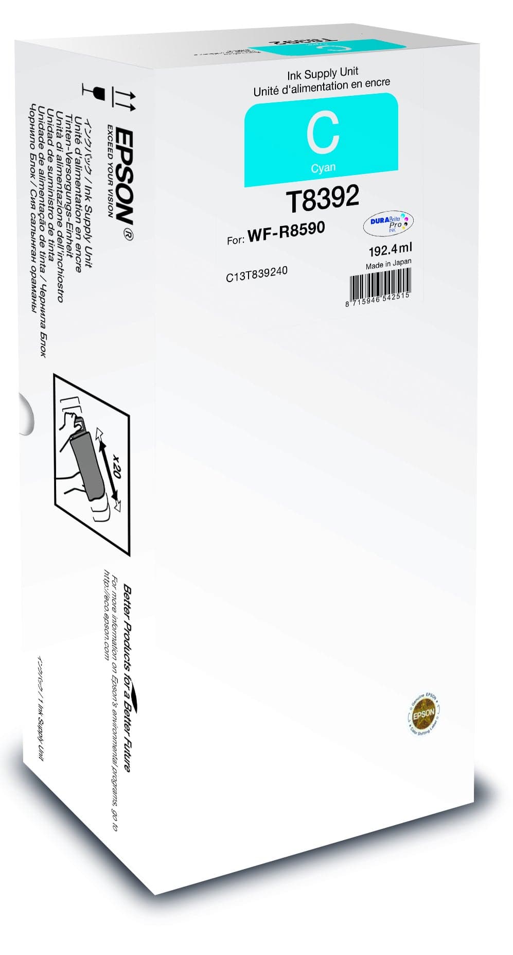 Cyan XL Ink Supply Unit | Epson Kenya
